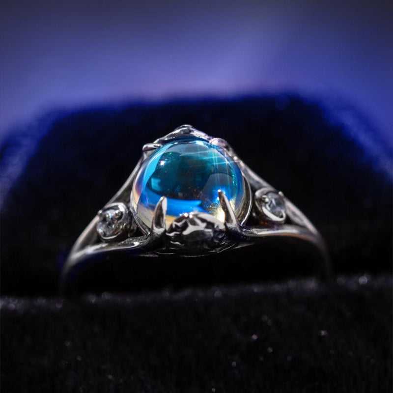 Moonrise Silver Wolf Bath Bomb | Sterling Silver Rings